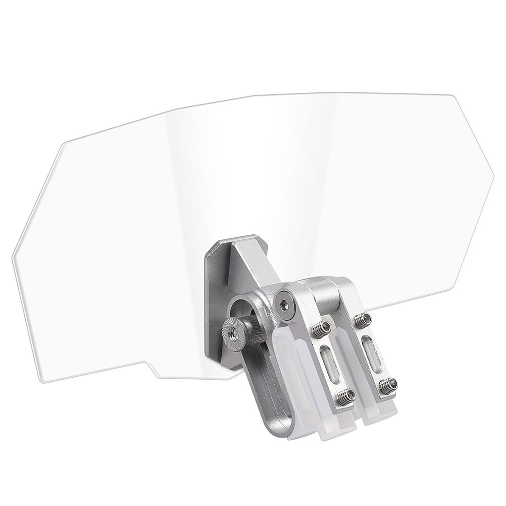 FOLOYORI Motorcycle Wind Deflector 1 Set of Transparent Curved Design ...