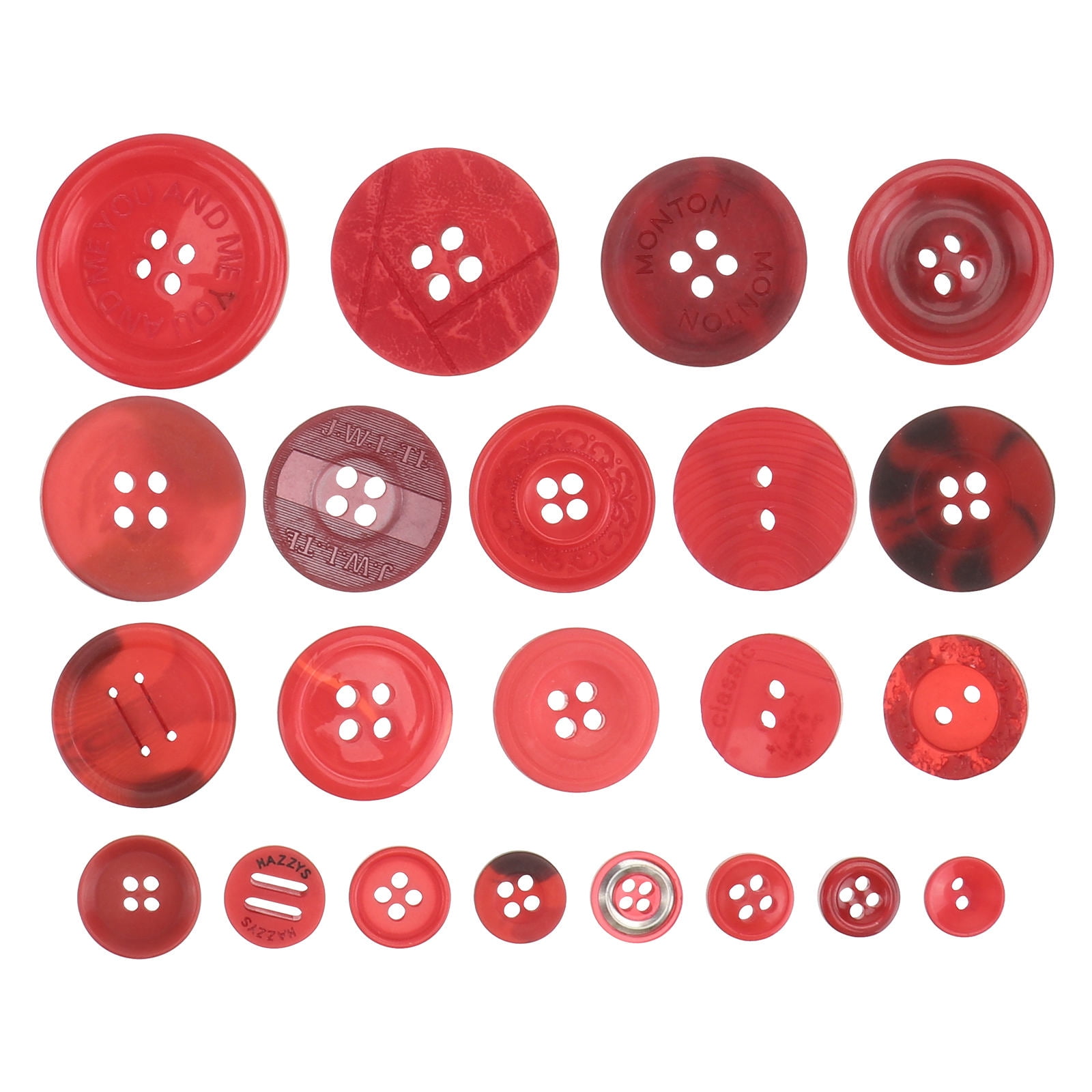 FOLOYORI Decorative Buttons For Clothing Sewing Resin 1 Set Fabric ...