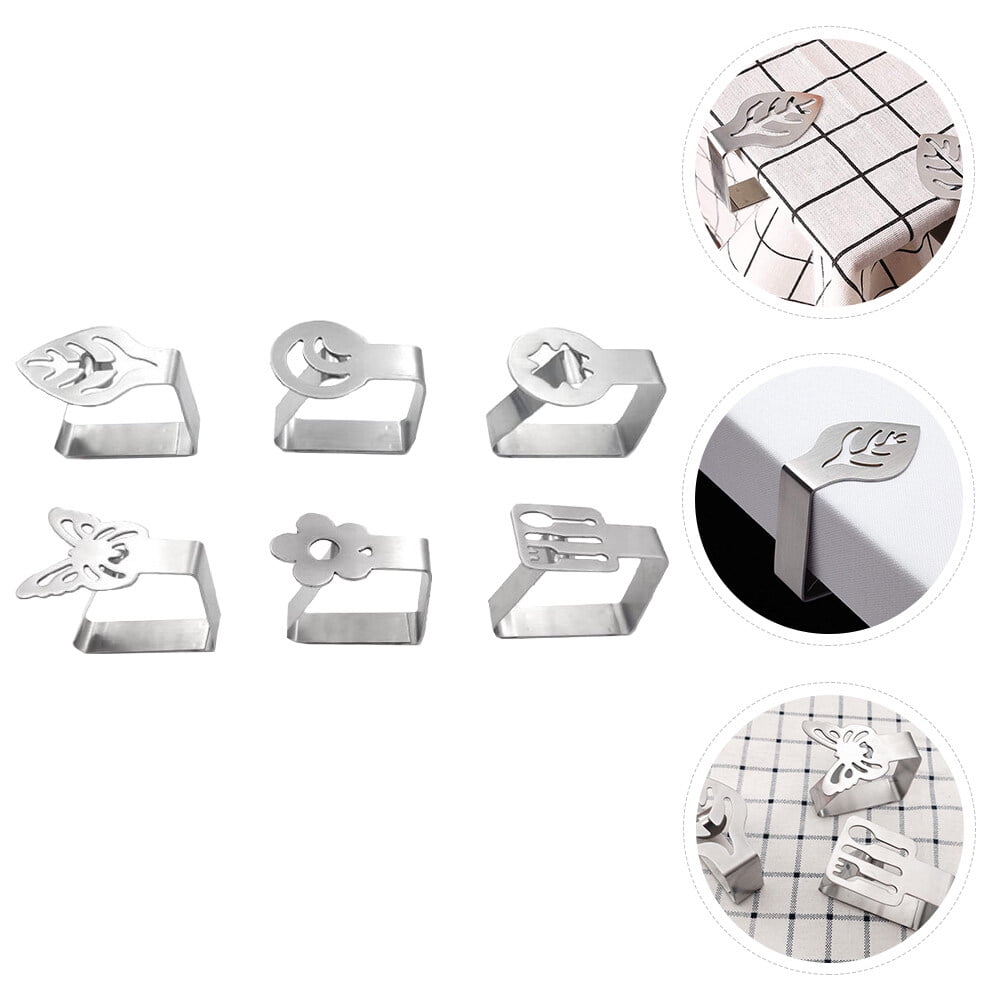 FOLOYORI Tablecloth Clips for Tables Thickened Design 11.8x0.8x0.04in ...