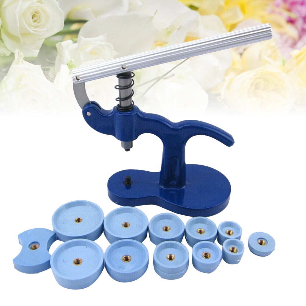 FOLOYORI Watch Press Machine 1Set Blue Metal Abs Plastic Rectangular ...