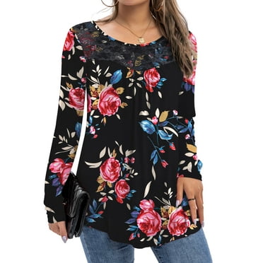 Women's Plus Size Extra Long Diagonal Sweep Tunic - Walmart.com