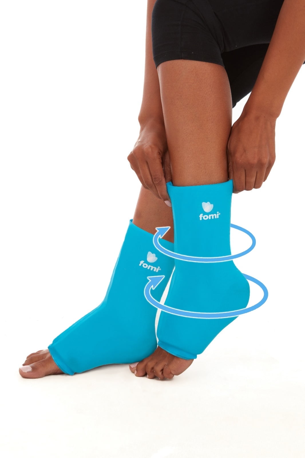 FOMI Hot Cold Ankle Foot Gel Ice Pack Wrap | 2 Pack - Walmart.com