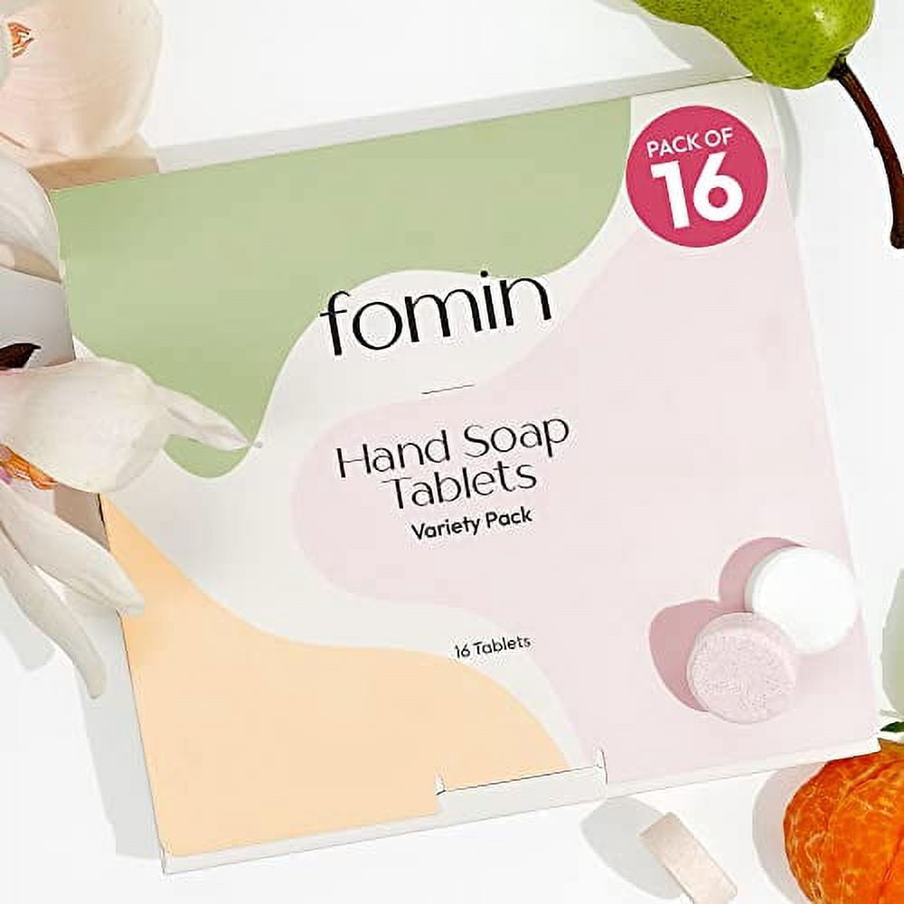 FOMIN Foaming Hand Soap Tablets (16 Count) - Makes 128 fl oz (16 x 8 fl ...