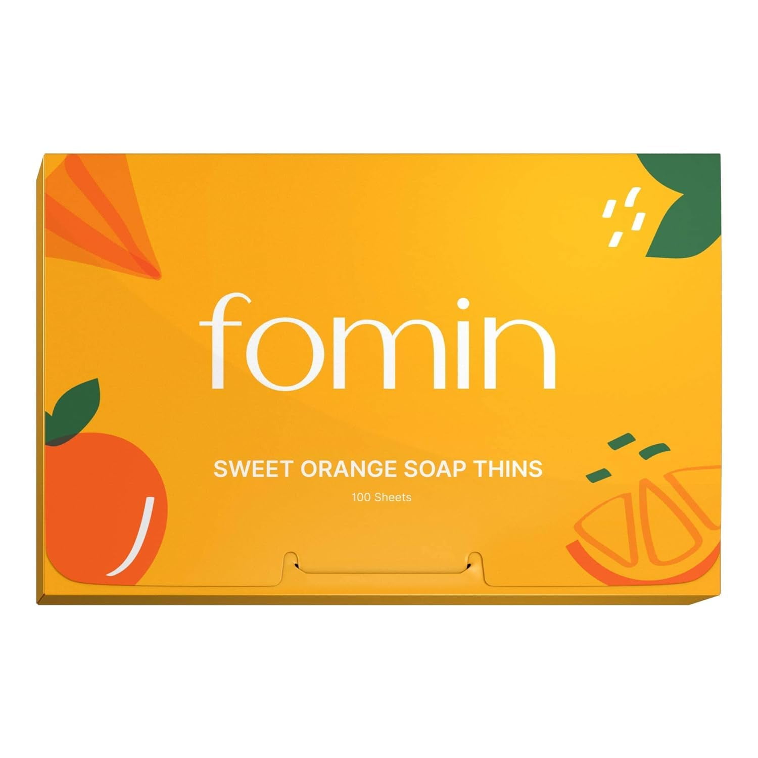 FOMIN - Paper Soap XEF1 Sheets for Hand Washing - (100 Sheets) Orange ...