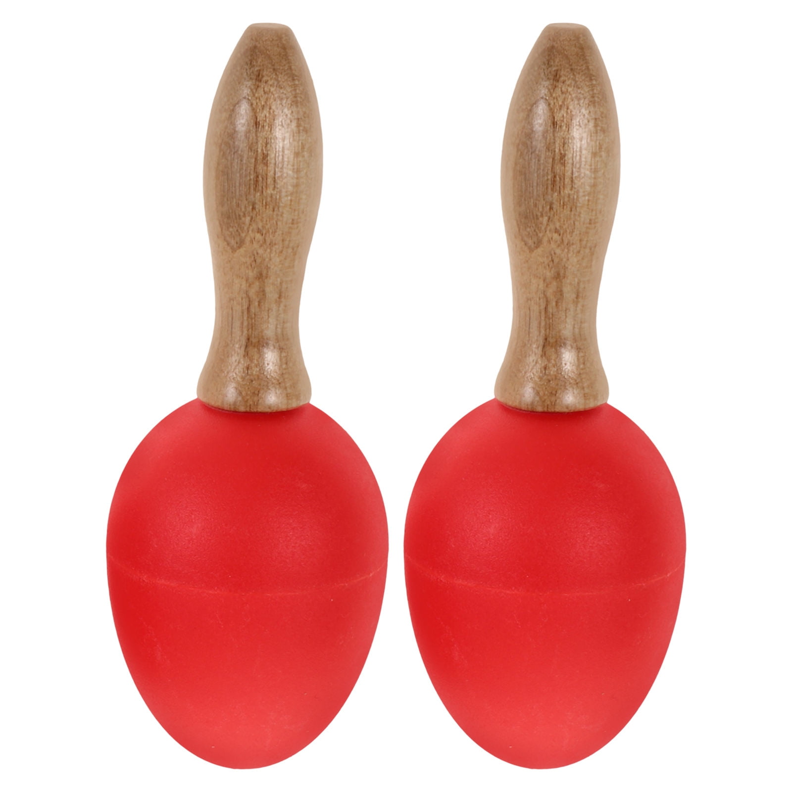 FOMIYES 1 Pair Egg Shaker Toy Baby Musical Instruments Abs Wood ...