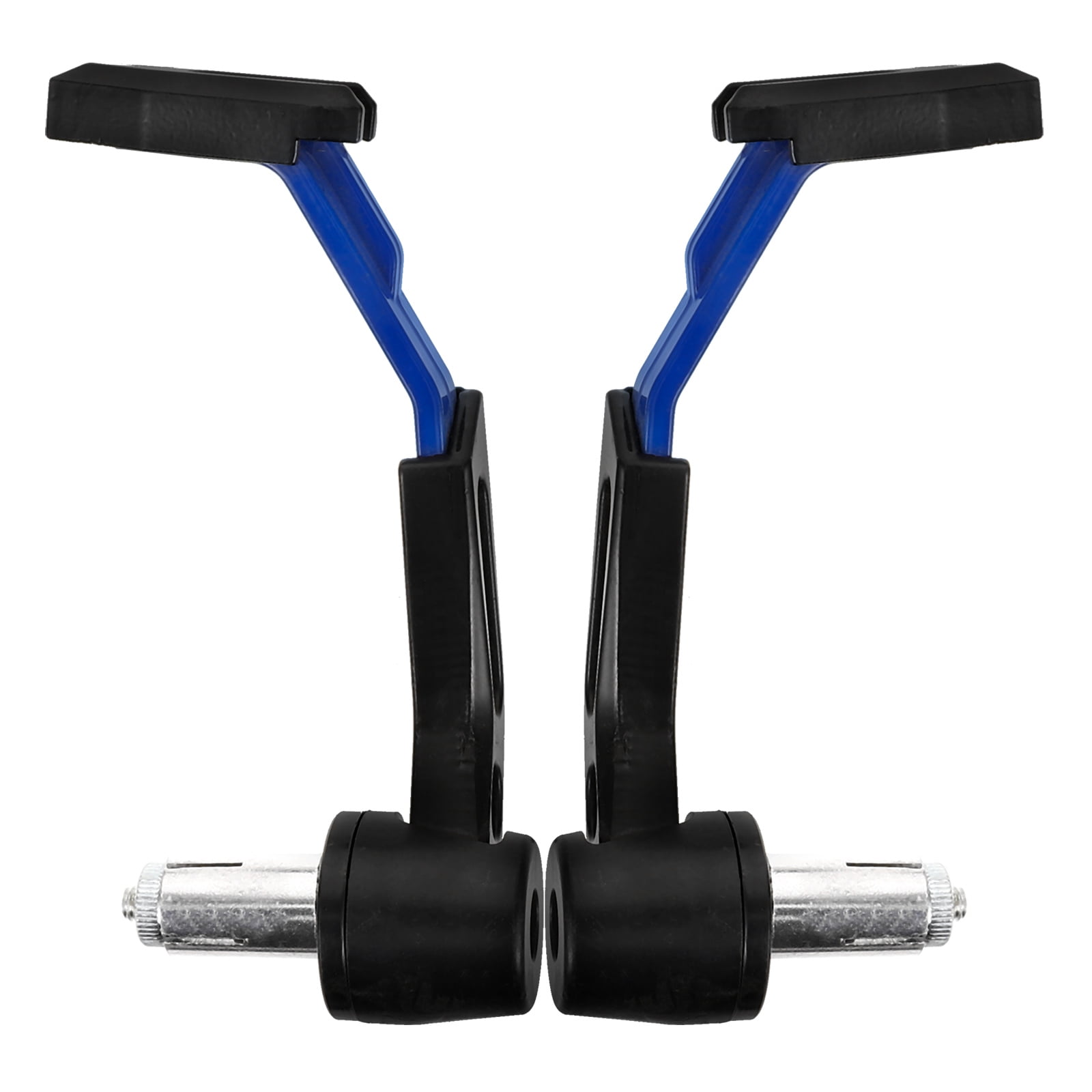 FOMIYES Motorcycle Hanguards Handlebar Protective Cover Blue Metal 1 ...