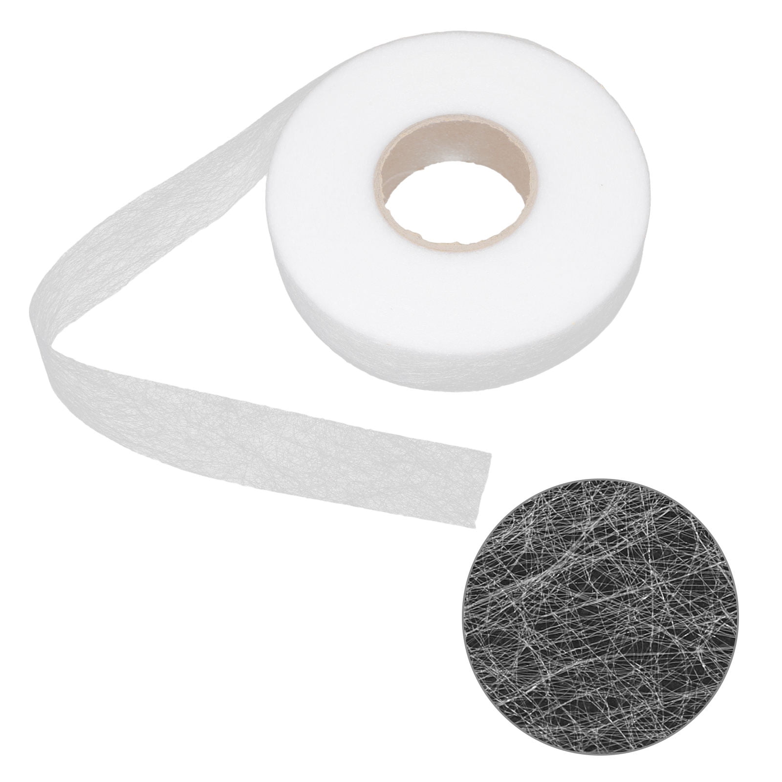 FOMIYES 1 Roll Iron-On Fusing Tape White 2518.34X0.79X0.01in for ...