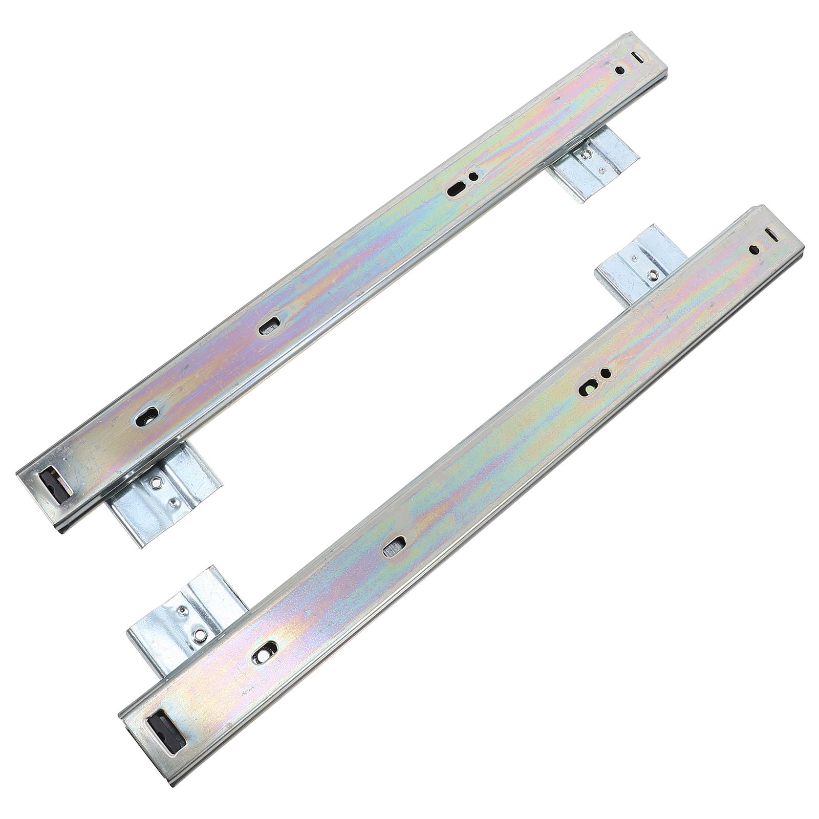 Fomiyes 1 Set Keyboard Slide Steel Replacement Guide Rail Side Mount Keyboard Slide