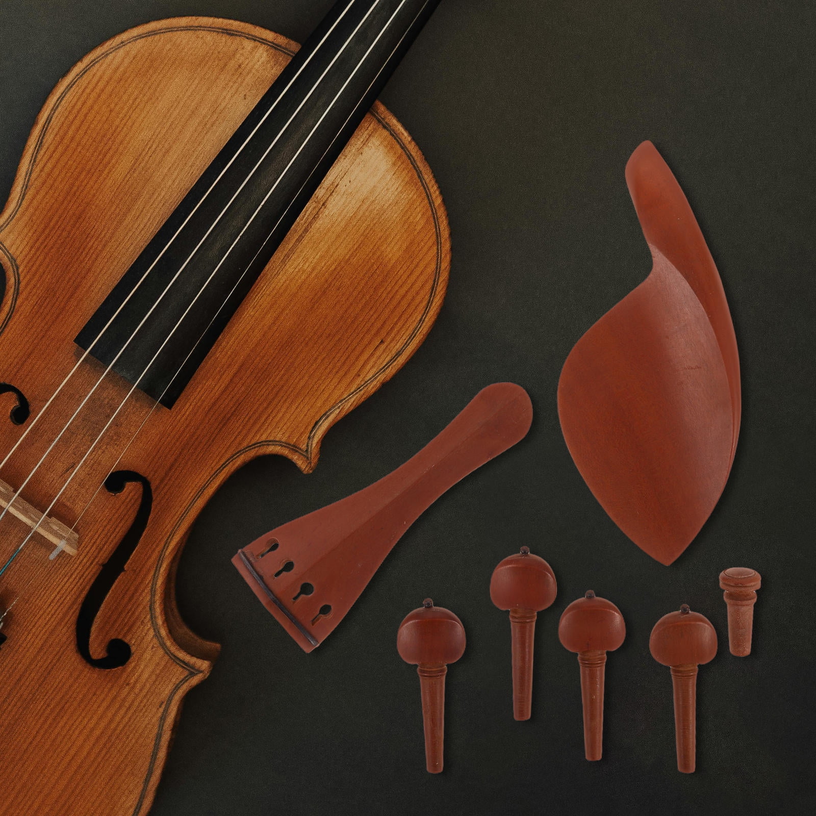 FOMIYES 1 Set Violin Chin Rest Light Brown Polished Chinrest Precise ...