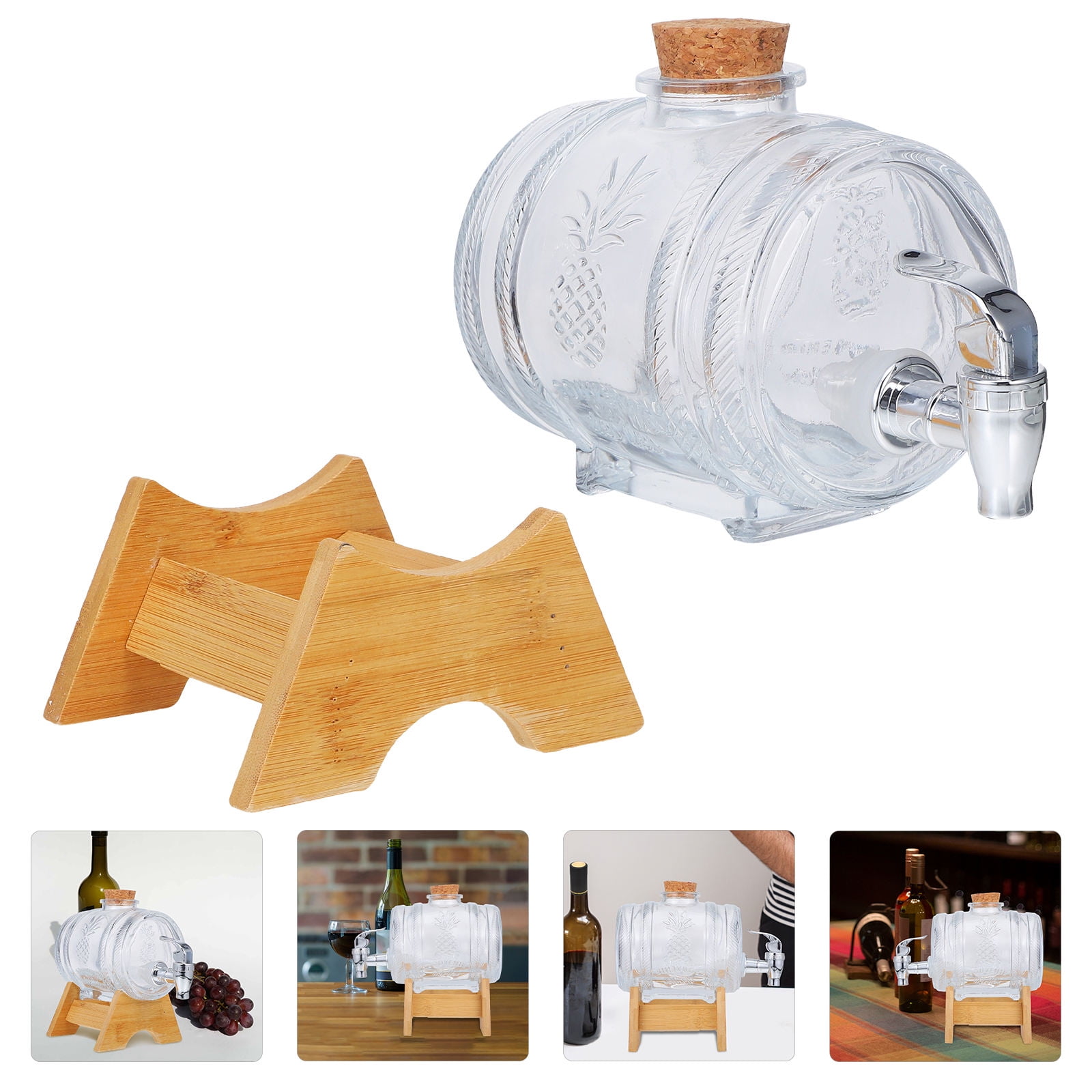 FOMIYES 1 Set Wine Automatic Dispenser for Drinks Storage and ...