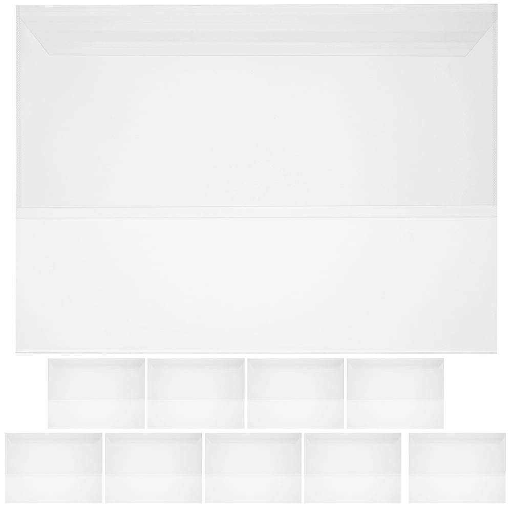 FOMIYES 10 Sheets of Transparent Book Film A4 Book Cover Anti-scratch ...