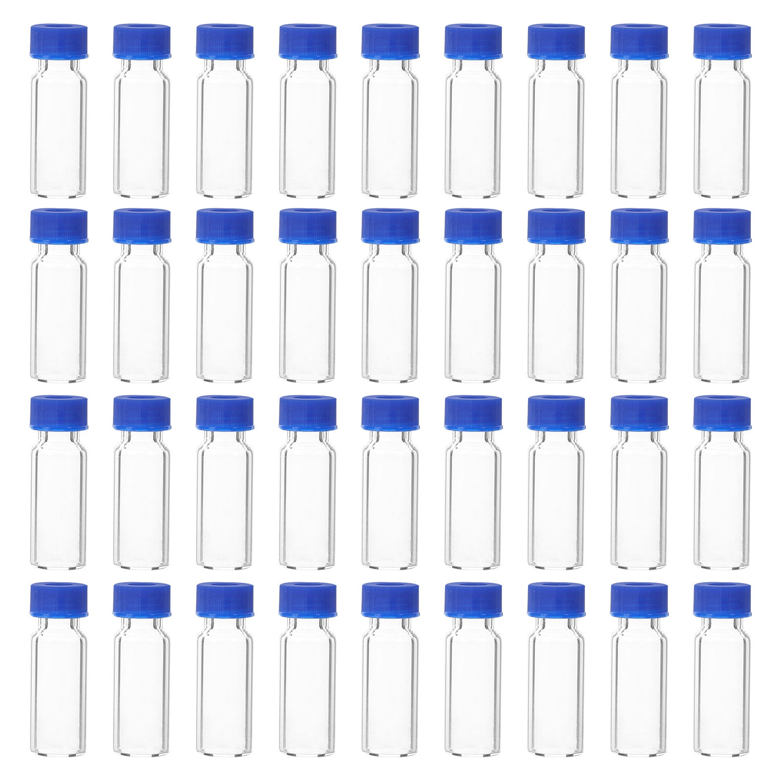 FOMIYES 100 Pcs Glass Vials Tiny Glass Jars Sampling Vials Small Glass ...