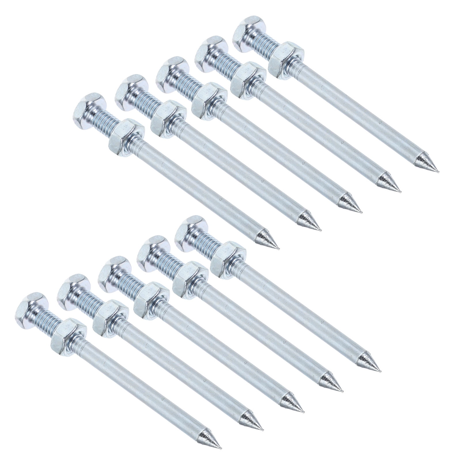 FOMIYES 10Pcs Metal Lawn Aerator Spikes for Soil Aeration Outdoor Use ...