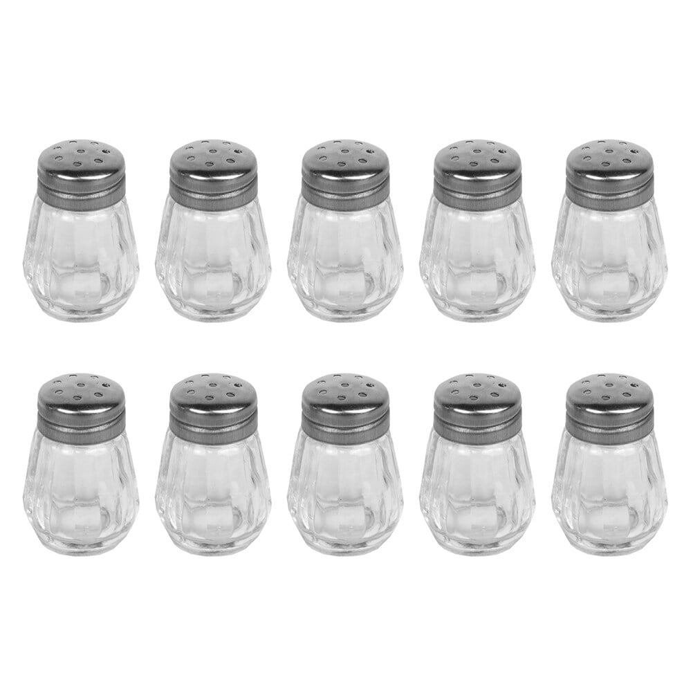 FOMIYES 10Pcs Mini Salt Shakers Condiment Bottles Pepper Bottles BBQ ...