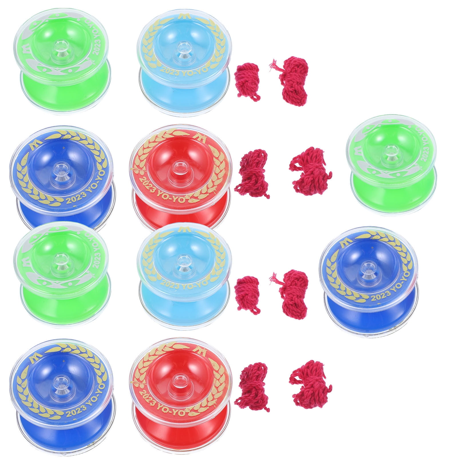 FOMIYES 10Pcs Plastic Yoyo Multi-colored for Children Coordination ...