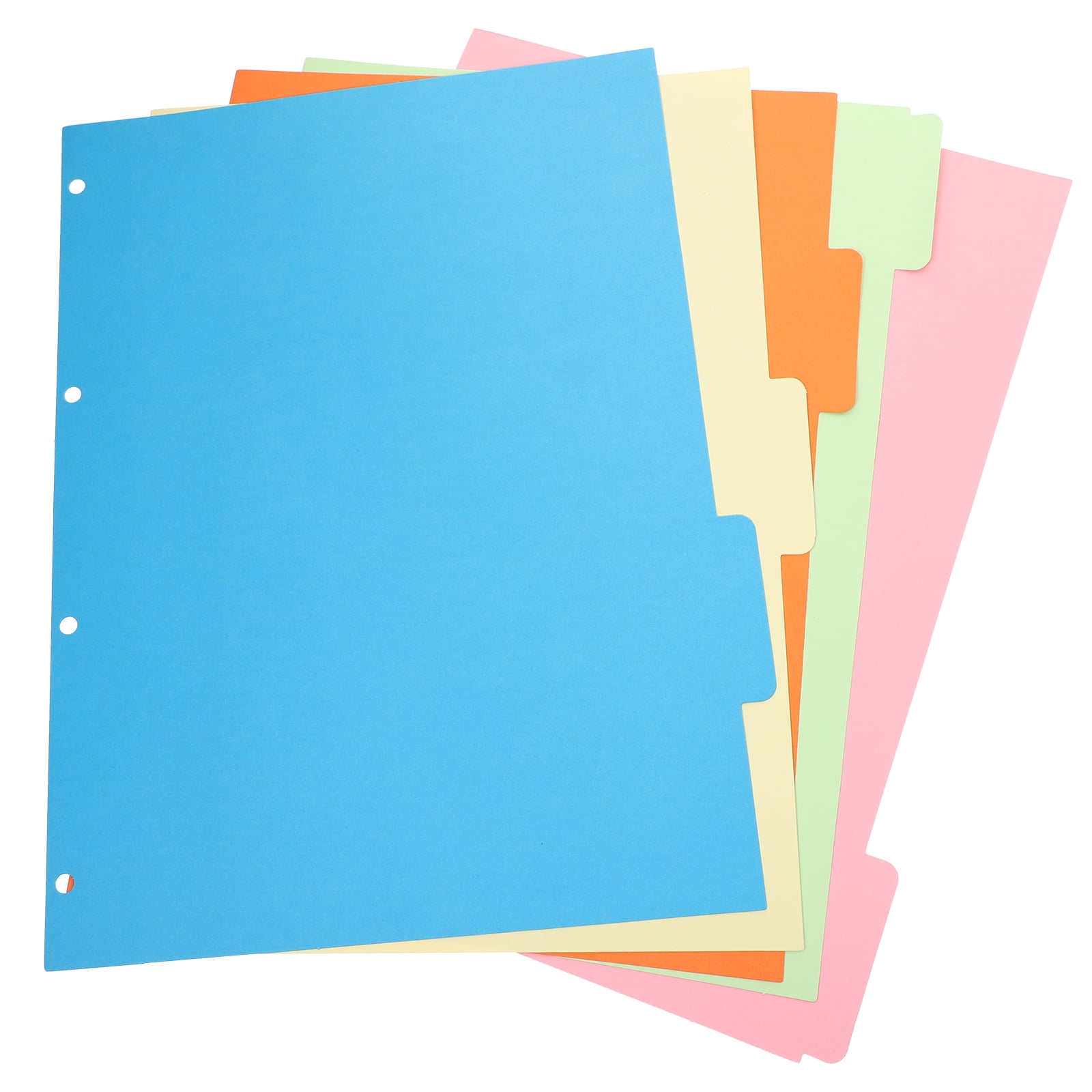 FOMIYES 10pcs Binder Dividers Colorful Binder Index Page Divider Binder ...