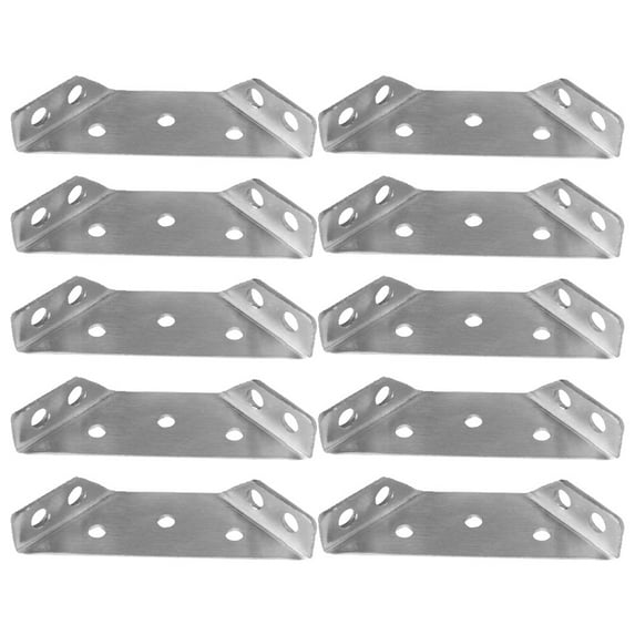 FOMIYES 10pcs Bracket Connection Trapezoid Angle Fastener Trapezoid ...