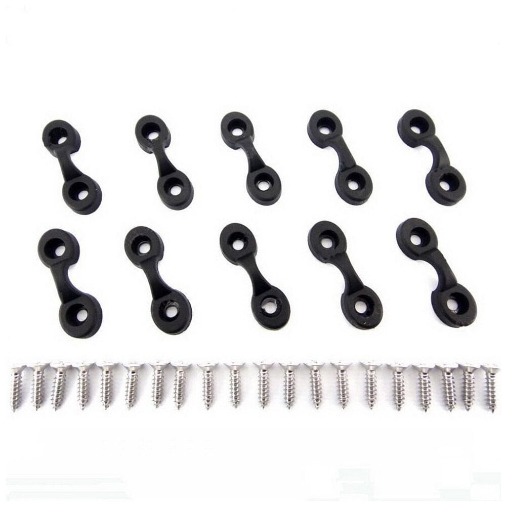 FOMIYES 10pcs Kayak Eye Loops Pad Eye Canoe Deck Loops Tie Down Rigging ...