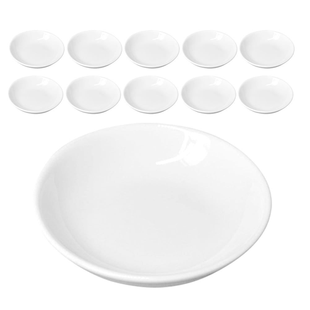 FOMIYES 12Pcs Stackable Paint Mixing Trays Round Watercolor Plates ...