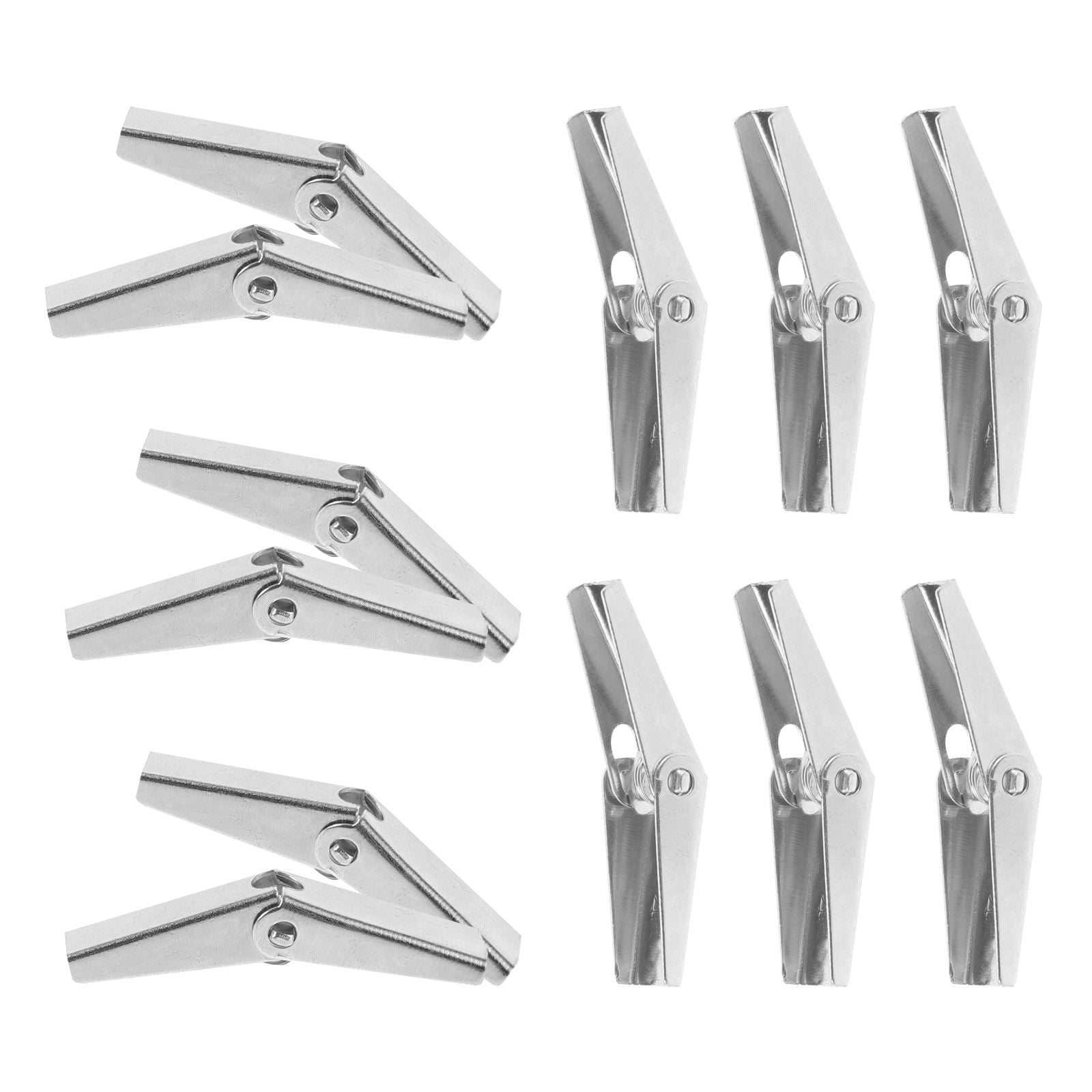 FOMIYES 12pcs Toggle Bolt Wing Nut Hanging Heavy Drywall Anchors ...