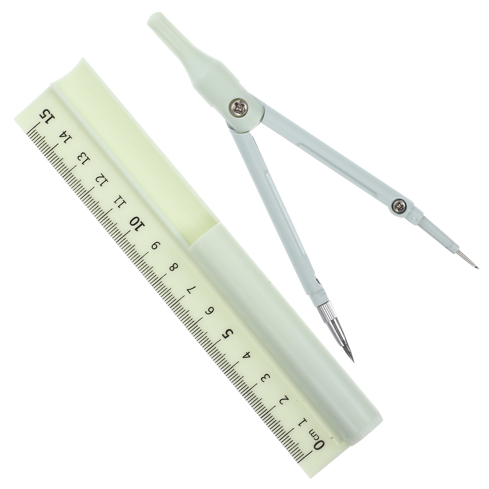 FOMIYES 1Pack Compass Math Tool Plastic Metal for School Supplies ...