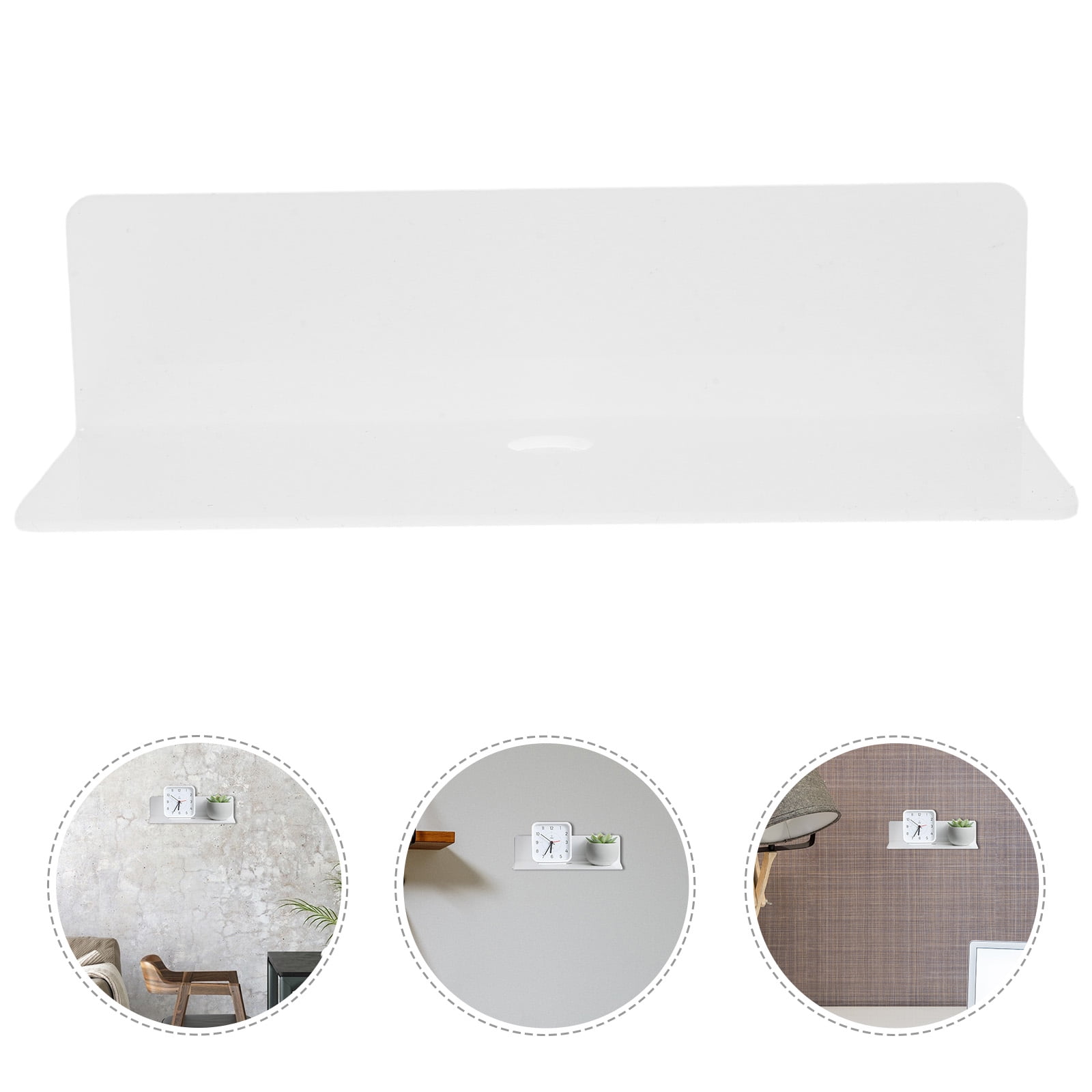 FOMIYES 1Pack Floating Shelf L Shaped Design For Toiletry Kitchen ...