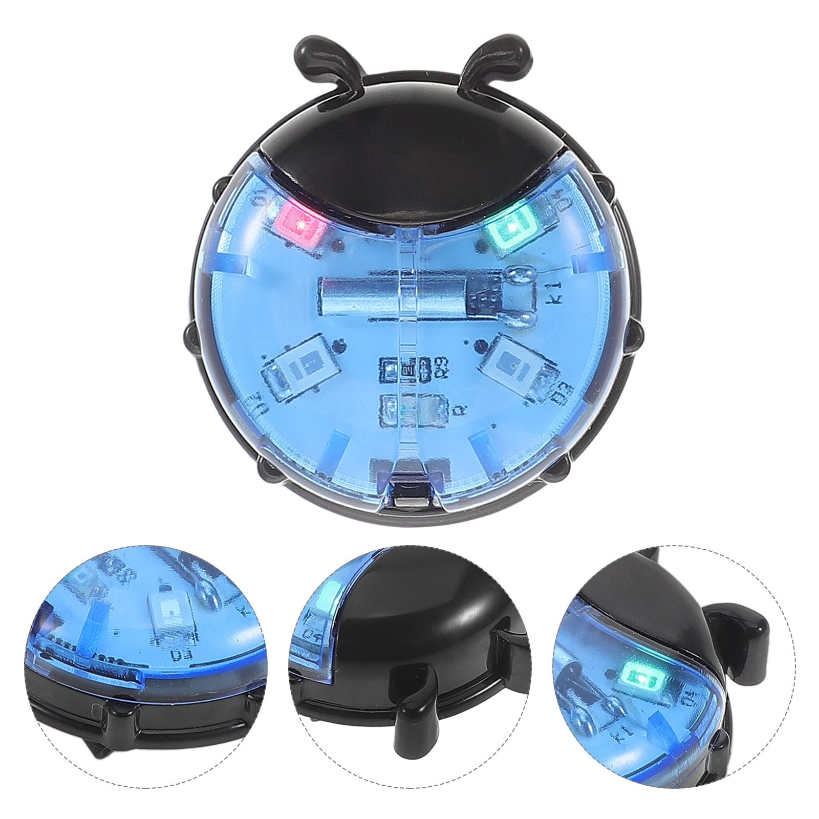 FOMIYES 1Pack Insect Shaped Bike Tail -Blue Plastic Led Lighting For ...