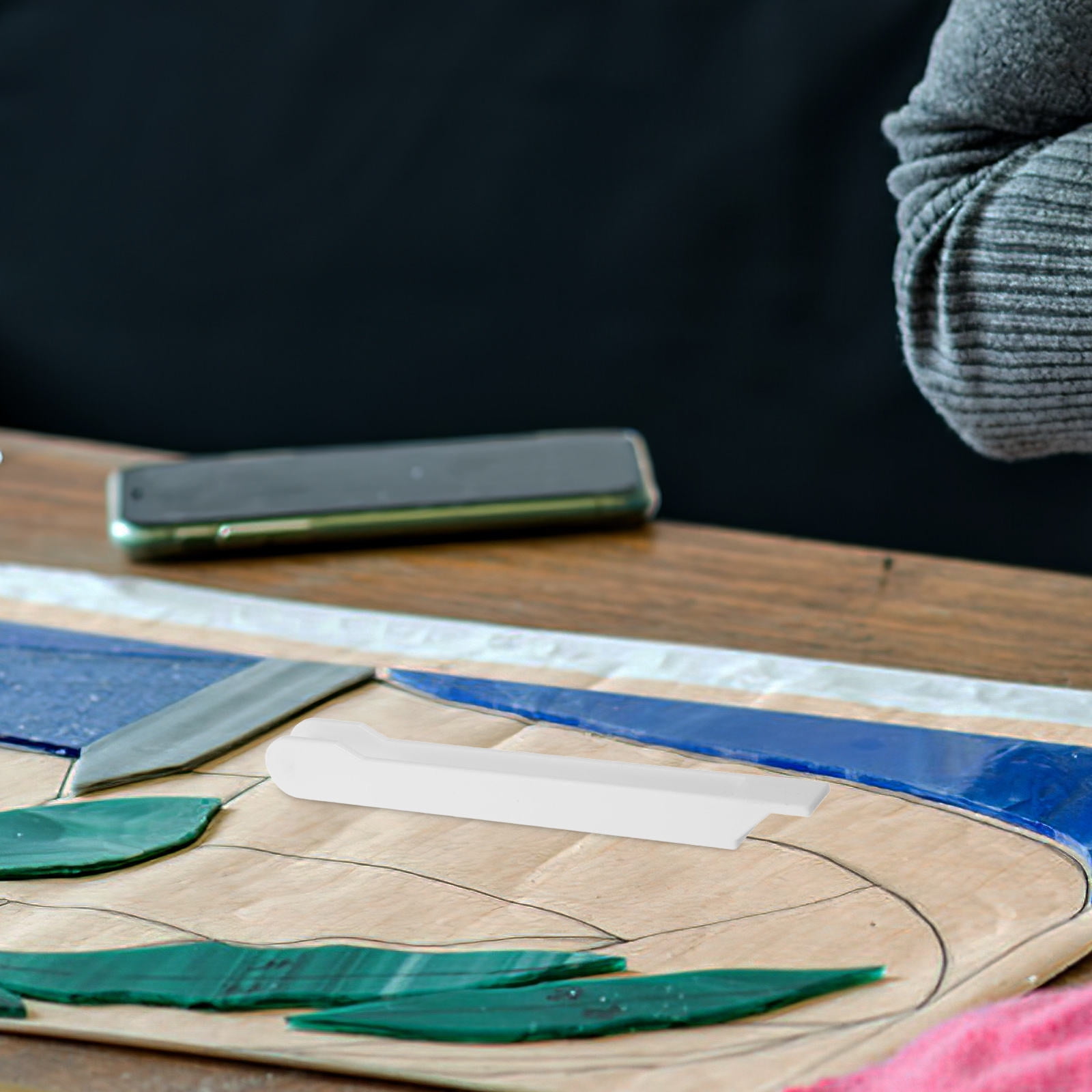 FOMIYES 1Pack Look Stained Glass Copper Foiling Tool White Abs for ...