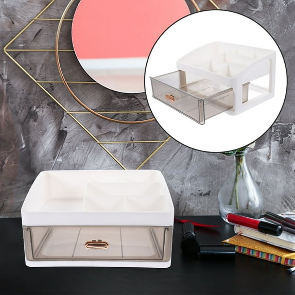 FOMIYES 1Pack MultiLayer Drawer Shape Storage Box For Organizing ...