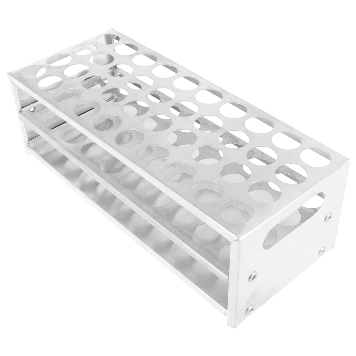 FOMIYES 1Pack Silver Aluminum Tube Organiser for Laboratory Staff and ...