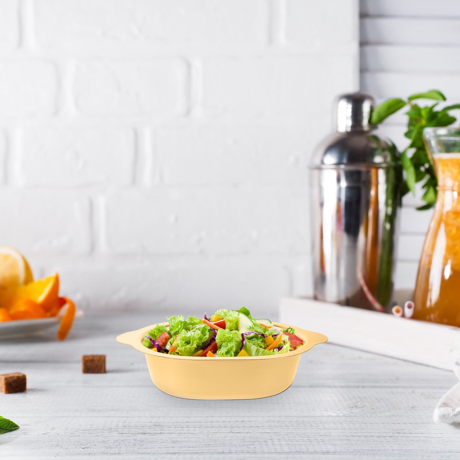 FOMIYES 1Pcs Golden Oval Ramen Noodle Pot for Instant Noodles and Small ...