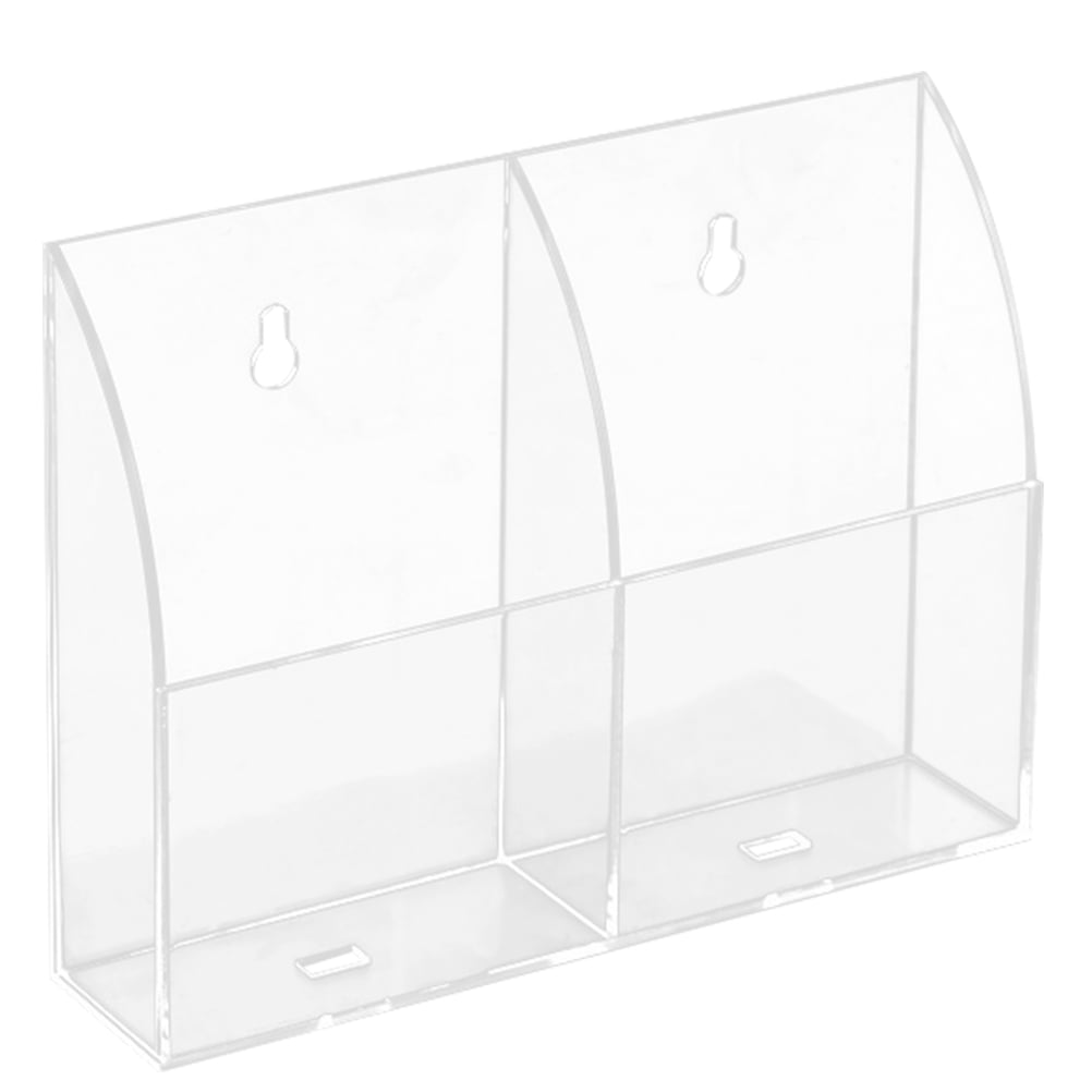 FOMIYES 1Pcs Wall Remote Holder Clear Acrylic Storage Rack for Remote ...