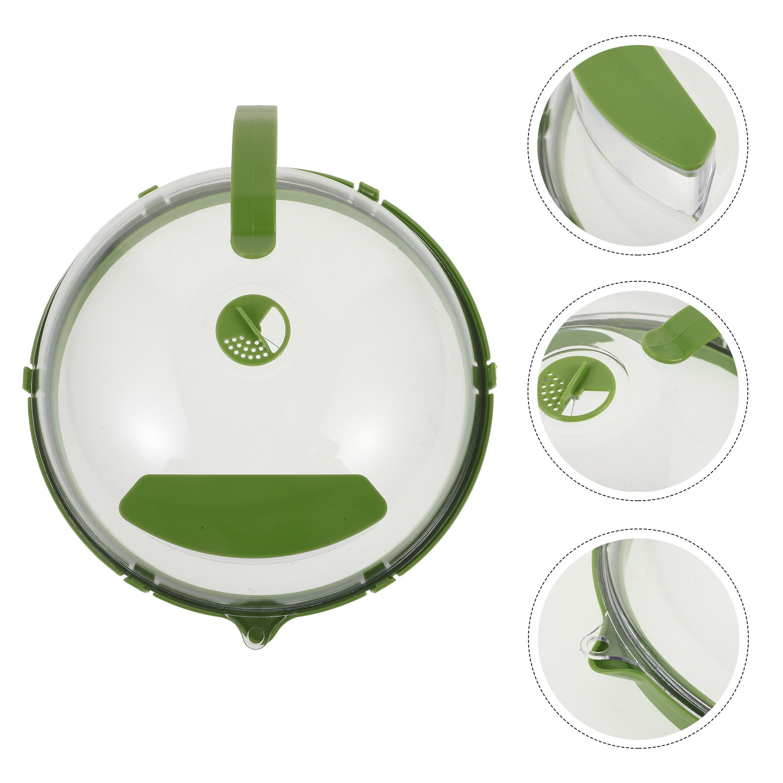 FOMIYES 1Set Cover For Microwave Round Ventilated With Handle Prevent ...