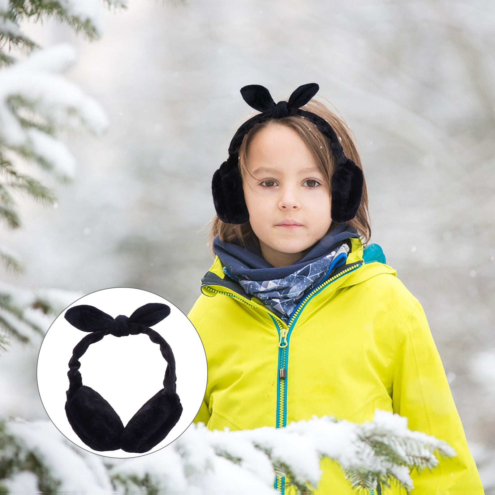 FOMIYES 1Set Winter Earmuffs Bowknot Plush Ear Protection for Women ...