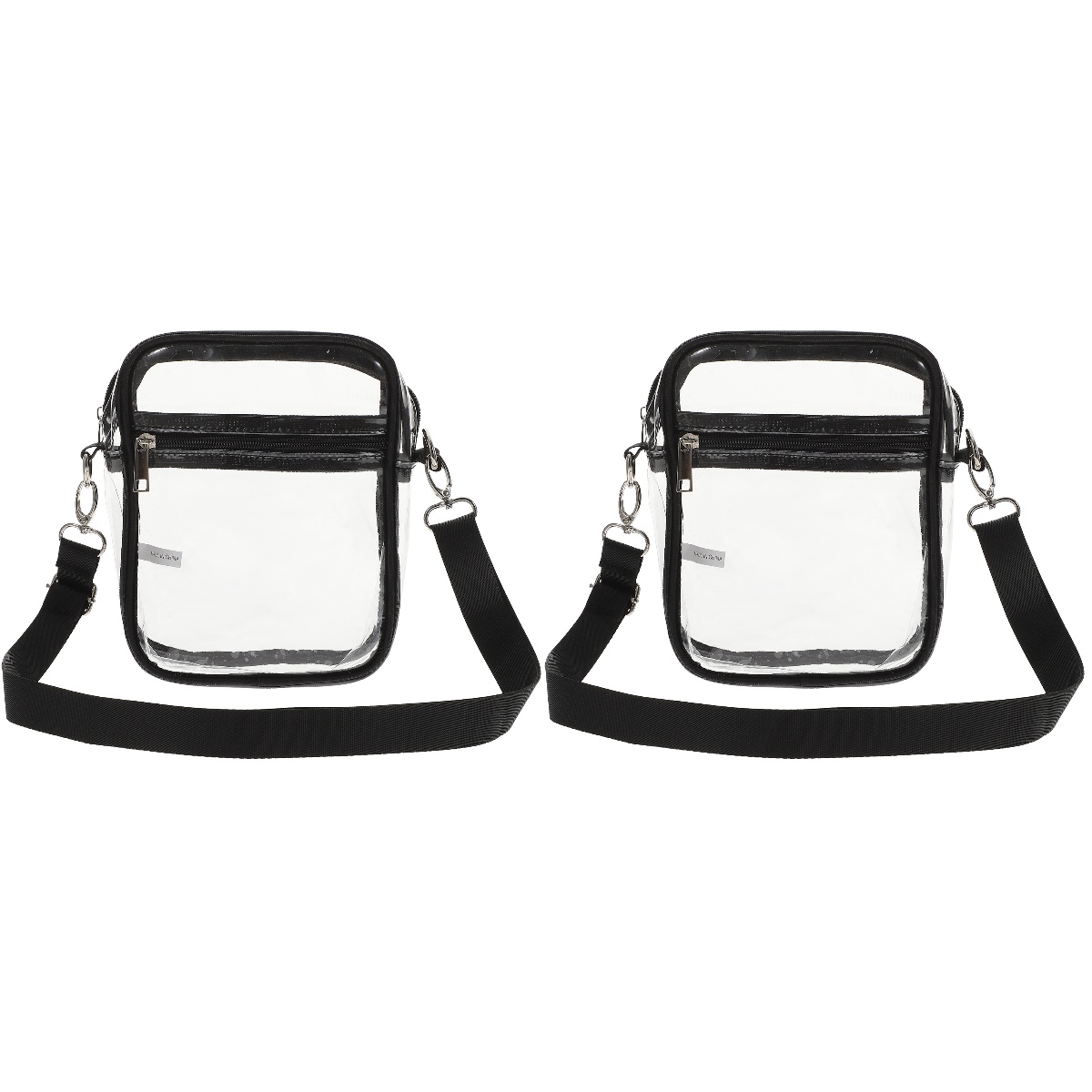 FOMIYES Crossbody Bag PVC Aluminium Alloy Concert Use Daily Life 2Pcs ...