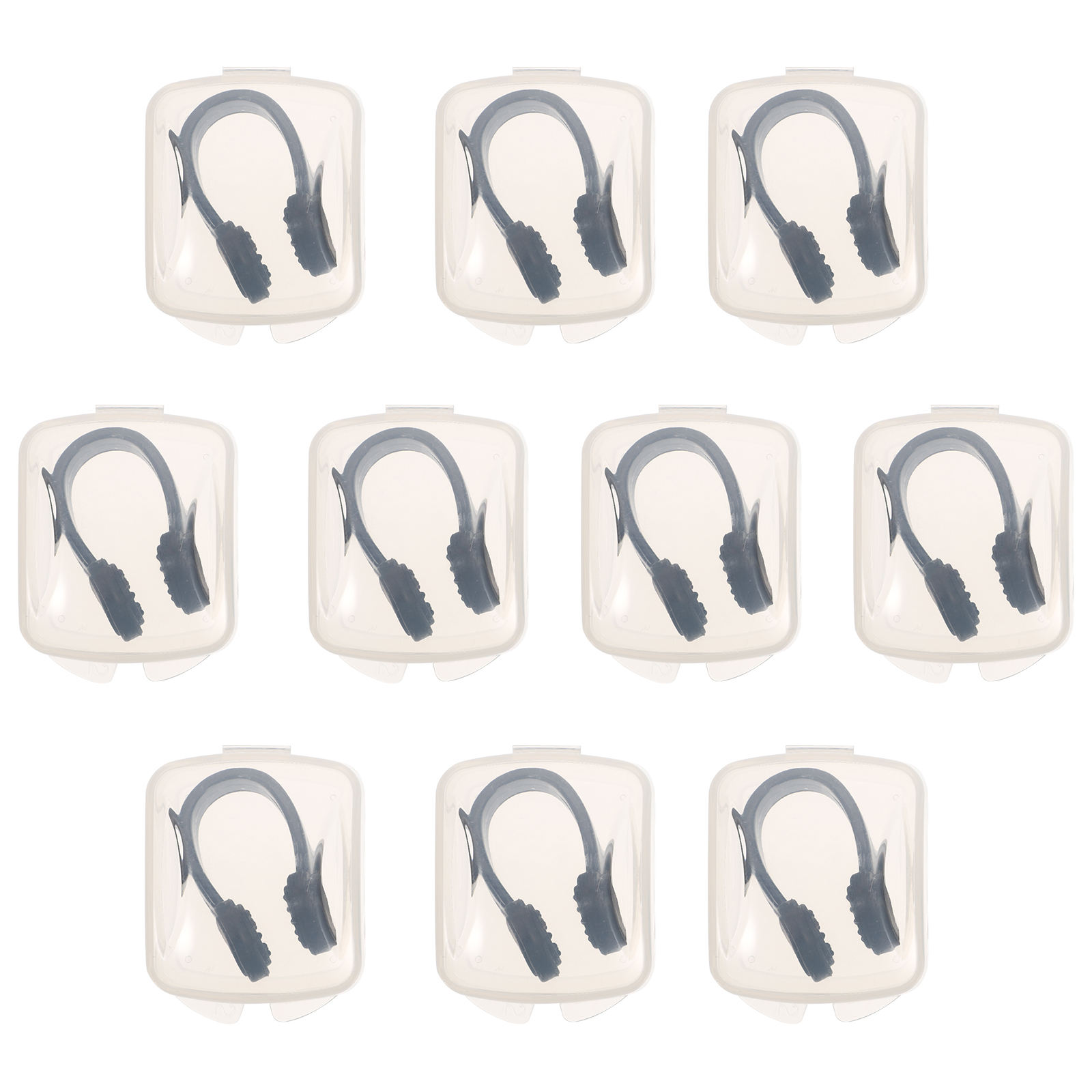 FOMIYES Swimming Nose Clips Black Silicone Pc For Beginners 20Pack 1 ...