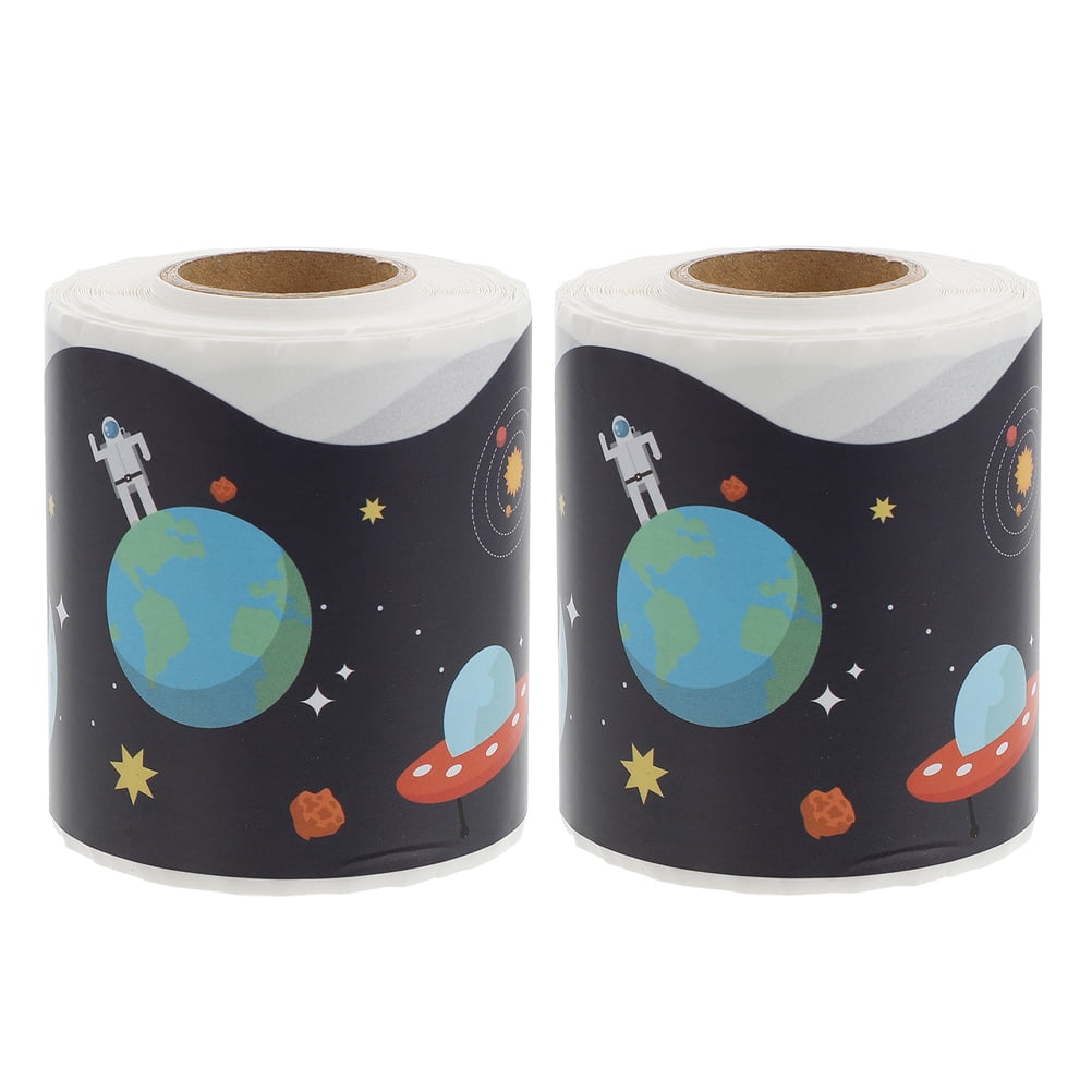 FOMIYES 2 Rolls Outer Space Bulletin Board Borders Bulletin Board ...