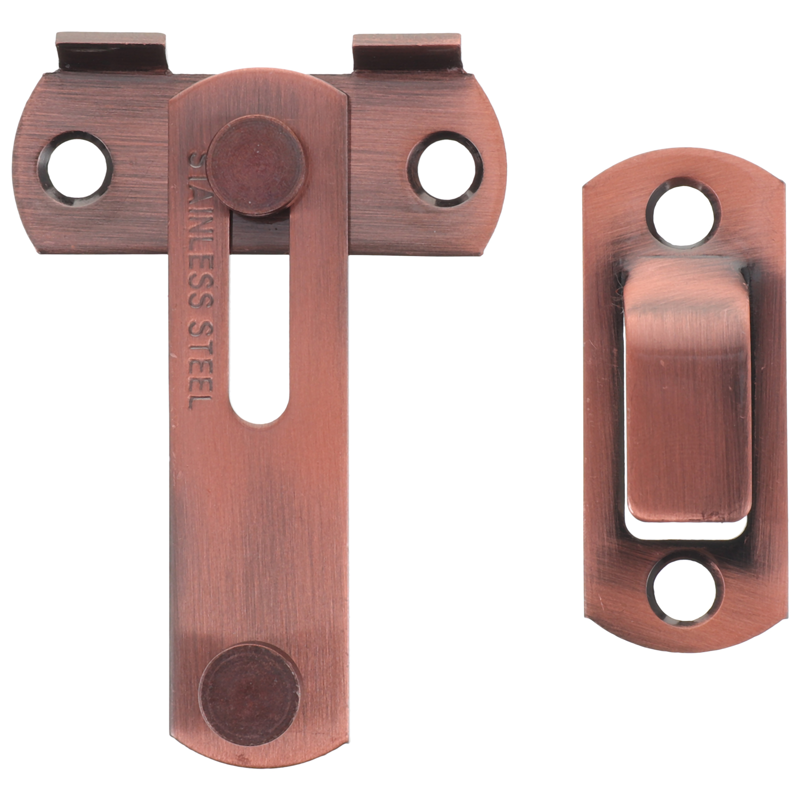 FOMIYES 2 Sets Gate Latches 180 Degree Door Latch Stainless Steel Door ...