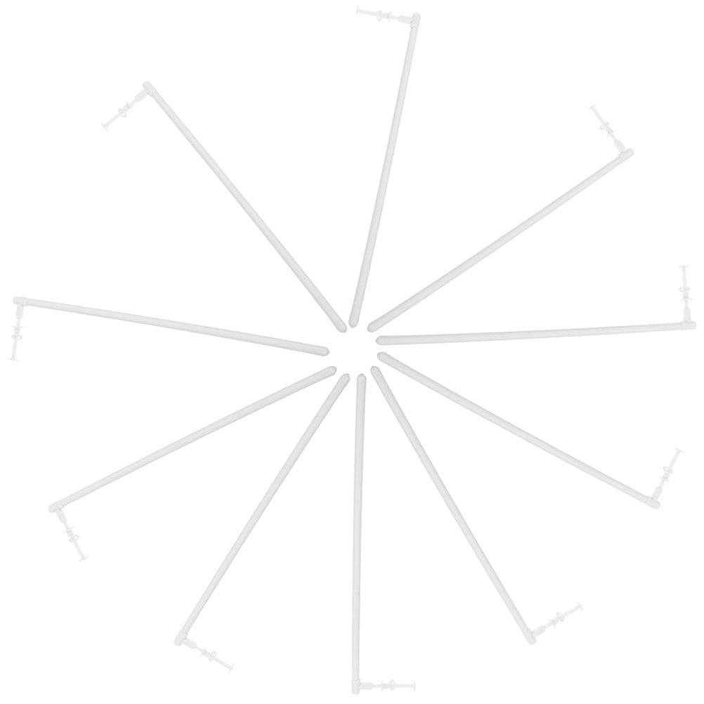 FOMIYES 20Pcs Handheld Pinwheel Rods Plastic Windmill Making Rods ...