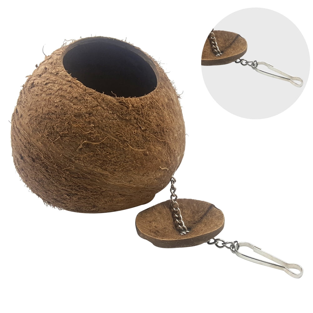 FOMIYES 22Set Bird Nest for Parakeets Design and Coconut Shell for Pet ...