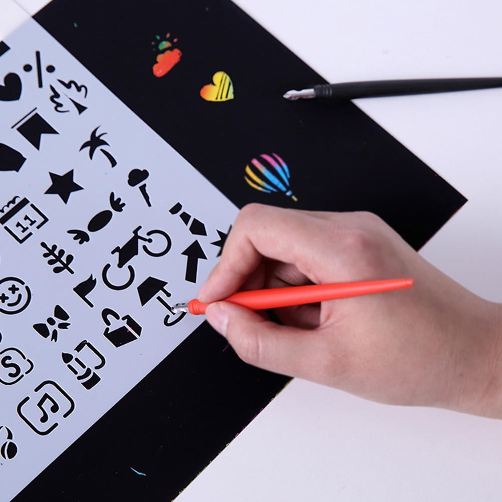 FOMIYES 24pcs Scratch Painting Pens Tip Scratch Drawing Tools For Art ...