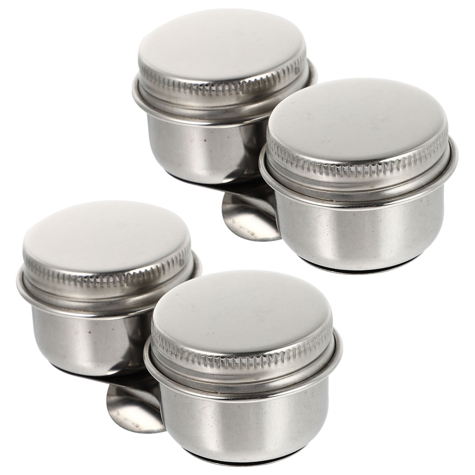 FOMIYES 2Pack Oil Palette Cup for Cleaning Container Silver for Oil ...