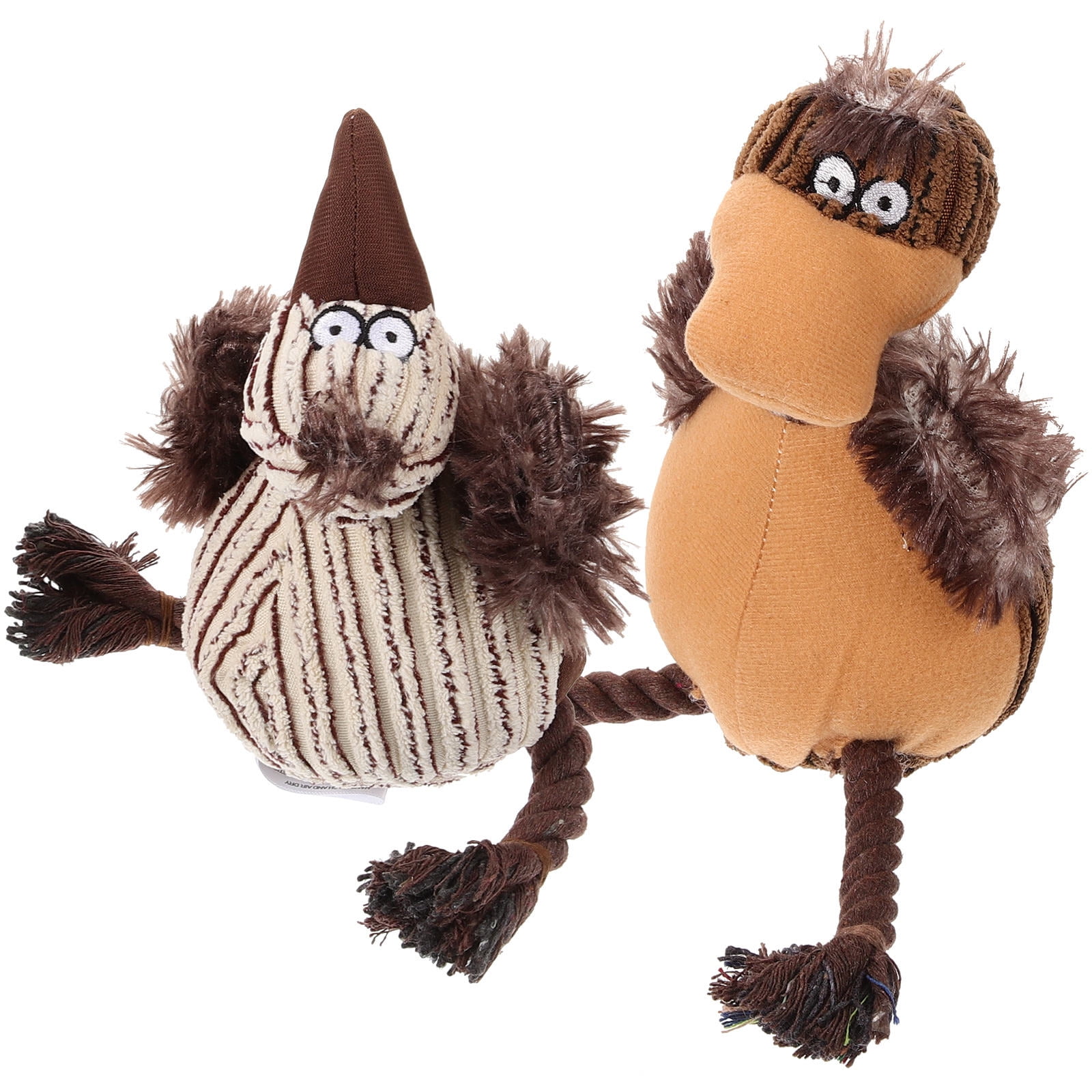 FOMIYES 2Pcs Dog Molar Toy for Teeth Grinding and Chewing Fun Crow ...