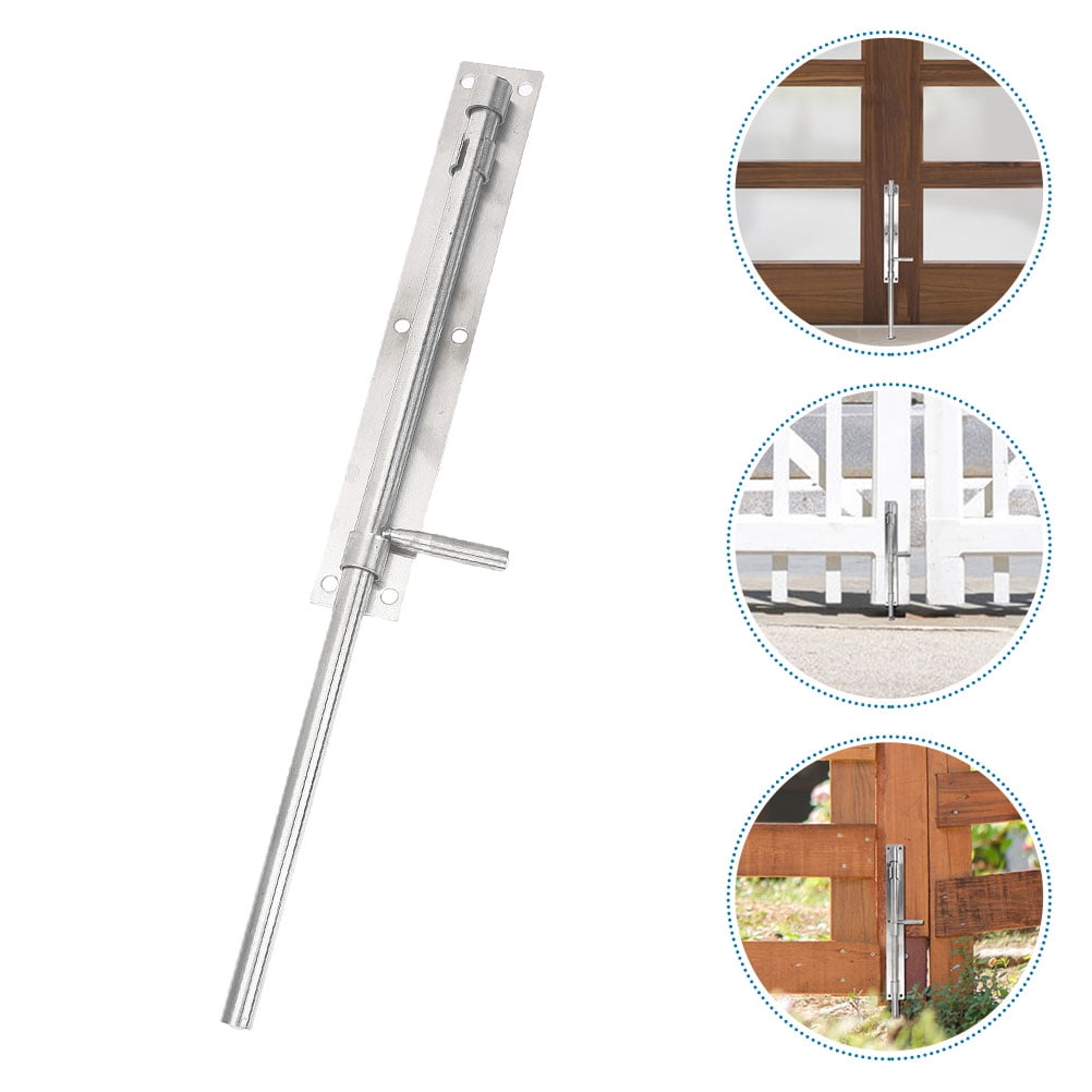 FOMIYES 2Pcs Door Security Slide Latch Gate Latches Stainless Sliding Locks - Walmart.com