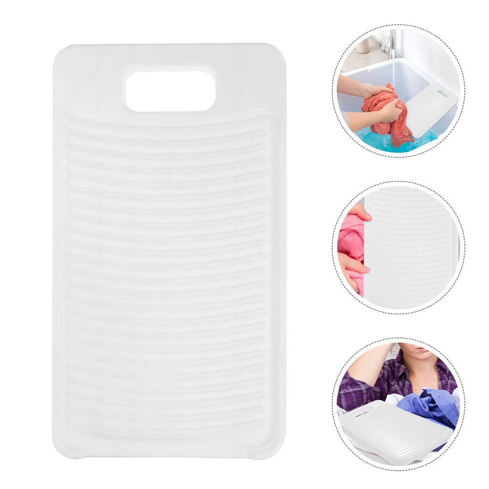 FOMIYES 2Pcs White Plastic Washboard for Hand Washing Clothes Mini ...