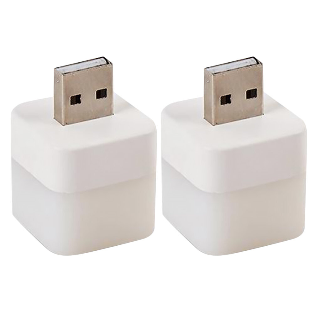 FOMIYES 2pcs LED Night Lights USB Plug in Night Lamps Mini Lights for ...