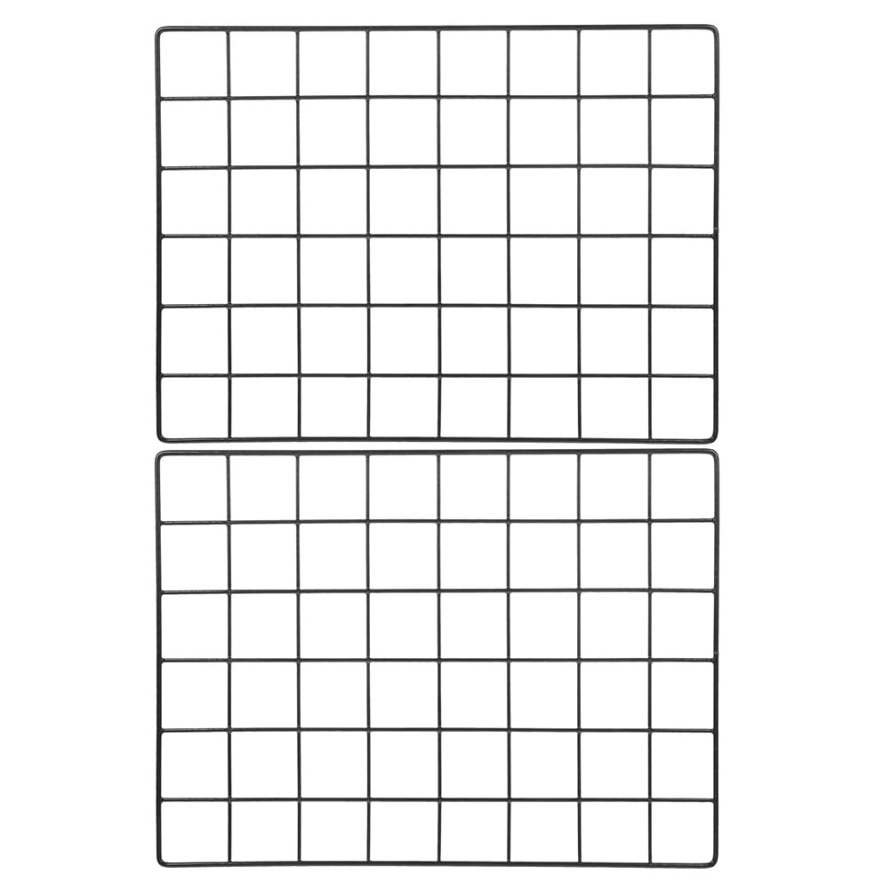 FOMIYES 2pcs Metal Grid Wall Panels Grid Photo Frame Walls Picture Wall ...