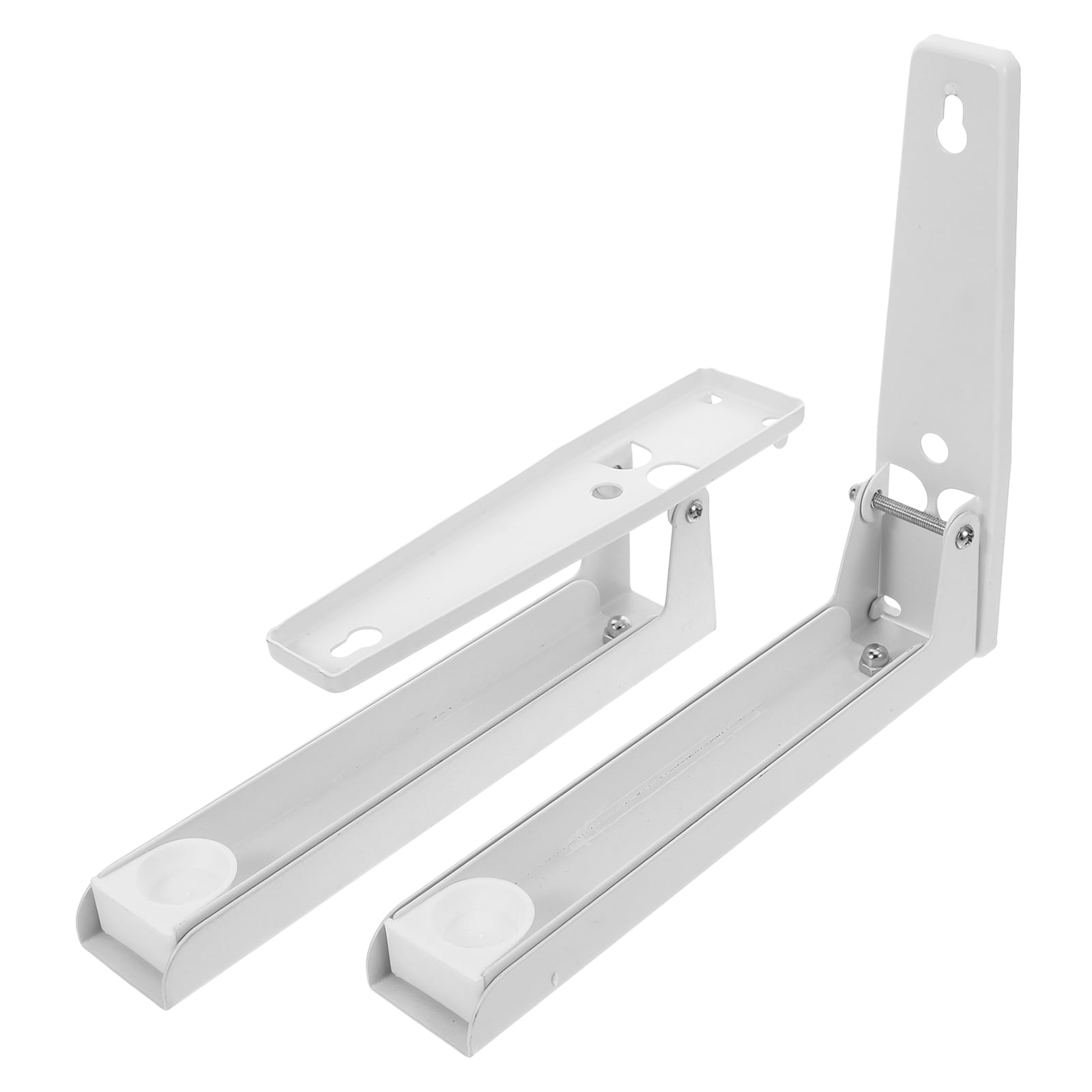 FOMIYES 2pcs Universal Steel Microwave Mount Bracket Foldable Wall ...