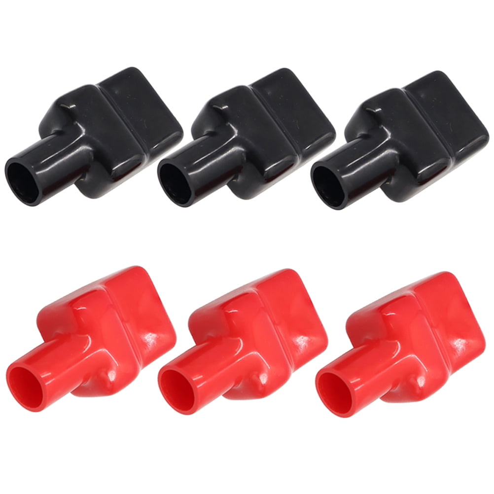 FOMIYES 3 Pairs Battery Terminal Covers Positive and Negative Battery ...