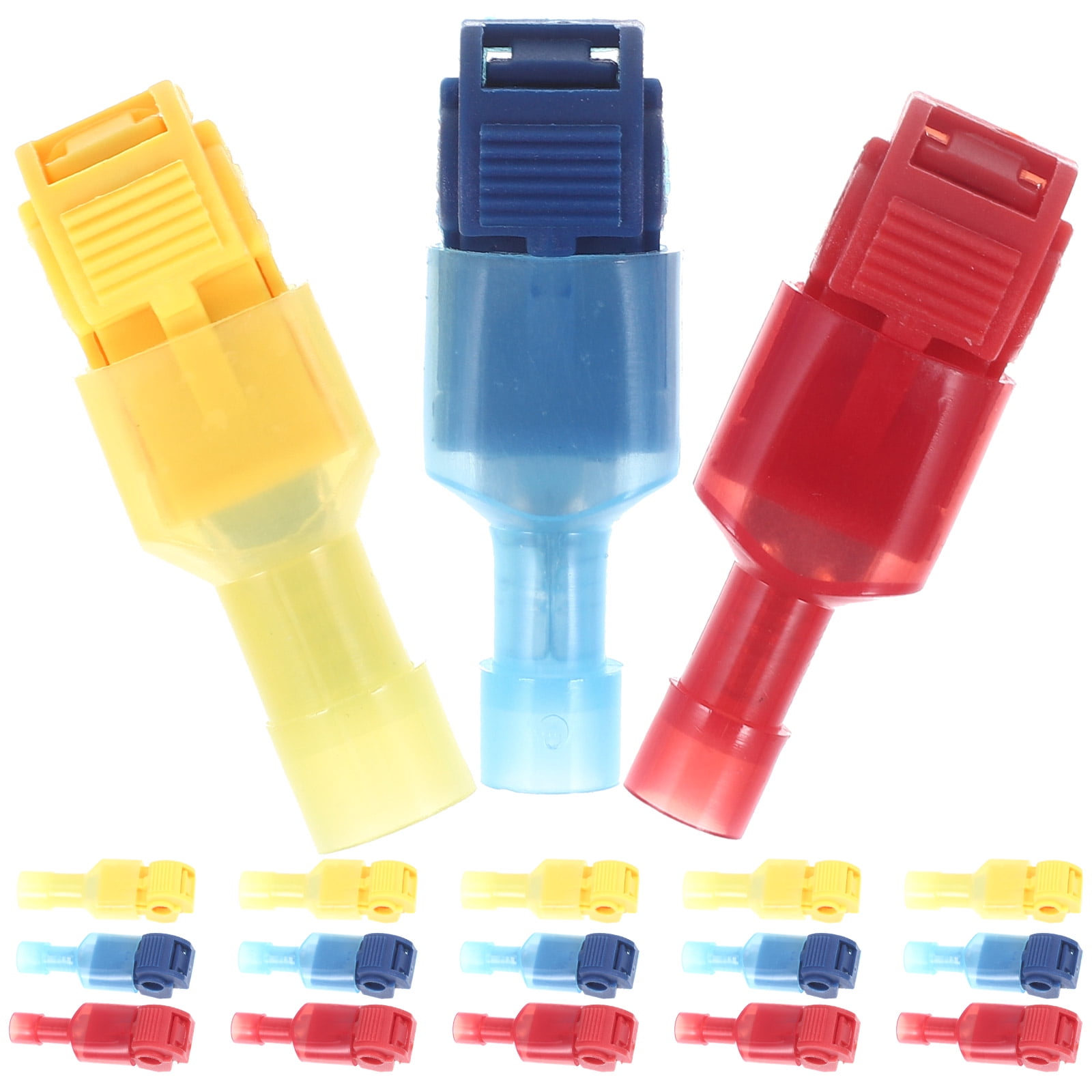 FOMIYES 30 Sets of T tap Wire Terminals Wire Tap Connectors Male Quick ...